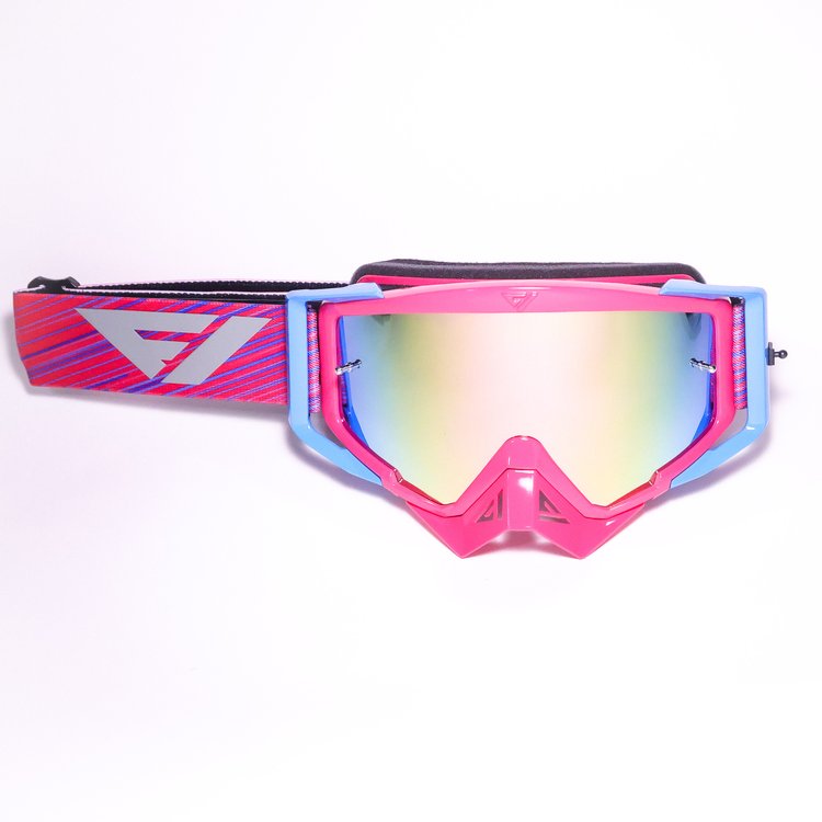 Flow Vision Rythem™ Motocross Goggle: Magenta – FlowVision AU
